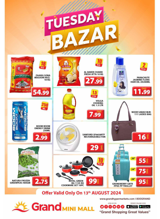 Tuesday Bazar - Grand Mini Mall from Grand Hypermarket until 13th ...