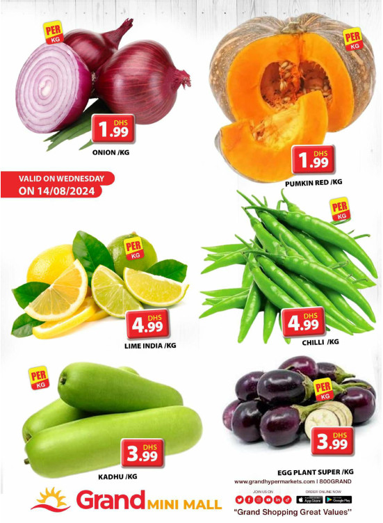 Veggie Wednesday - Grand Mini Mall from Grand Hypermarket until 14th ...