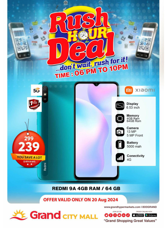 Rush Hour Deal - Grand City Mall from Grand Hypermarket until 20th ...