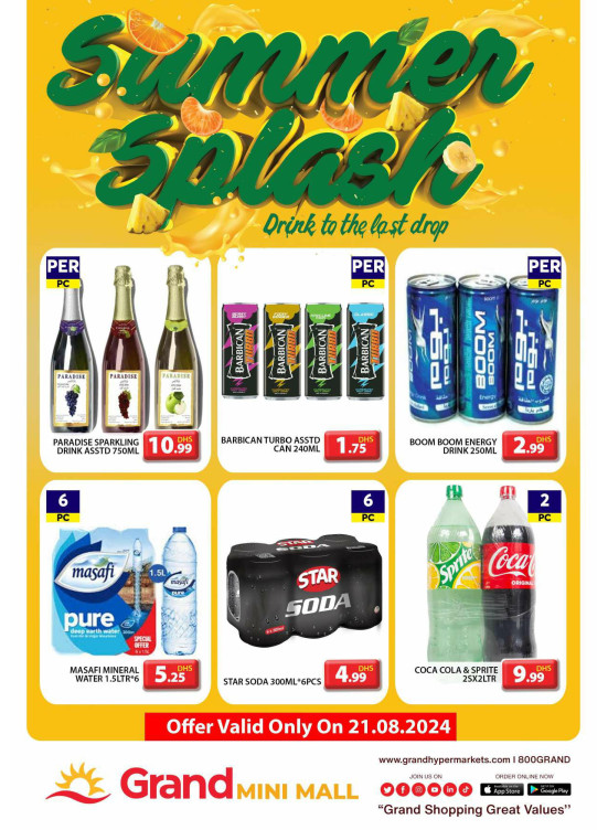 Summer Splash - Grand Mini Mall from Grand Hypermarket until 21st ...