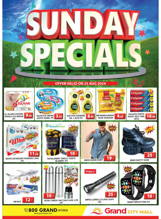 Sunday Specials - Grand City Mall from Grand Hypermarket until 25th ...