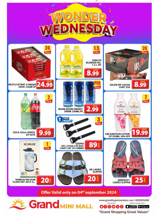 Wonder Wednesday - Grand Mini Mall from Grand Hypermarket until 4th ...