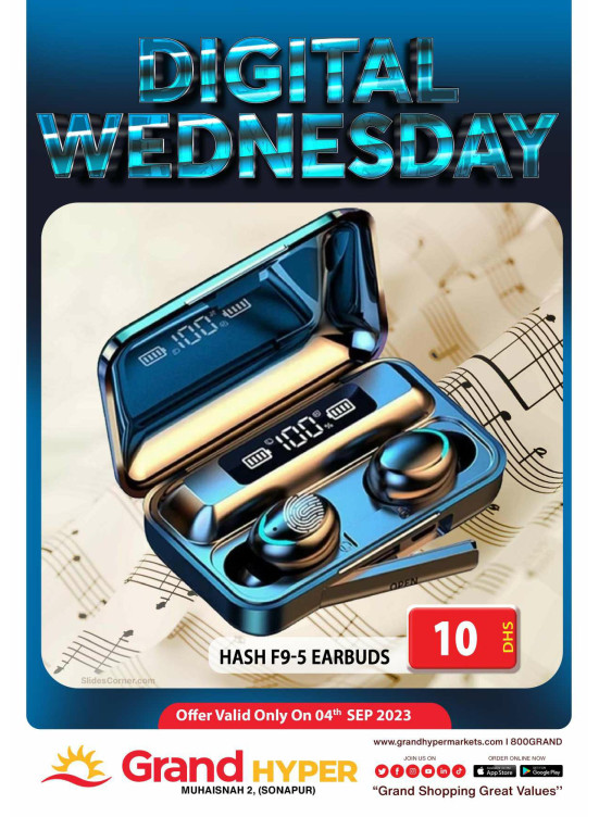Digital Wednesday - Grand Hyper Muhaisnah from Grand Hypermarket until ...