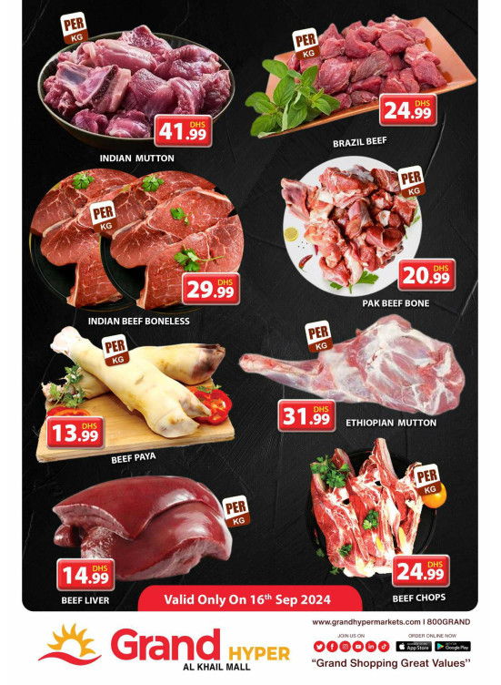 Meat Monday - Grand Hyper Al Khail Mall from Grand Hypermarket until ...