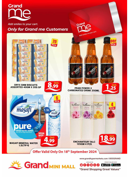 Grand Me Deals - Grand Mini Mall from Grand Hypermarket until 18th September - Grand Hypermarket ...