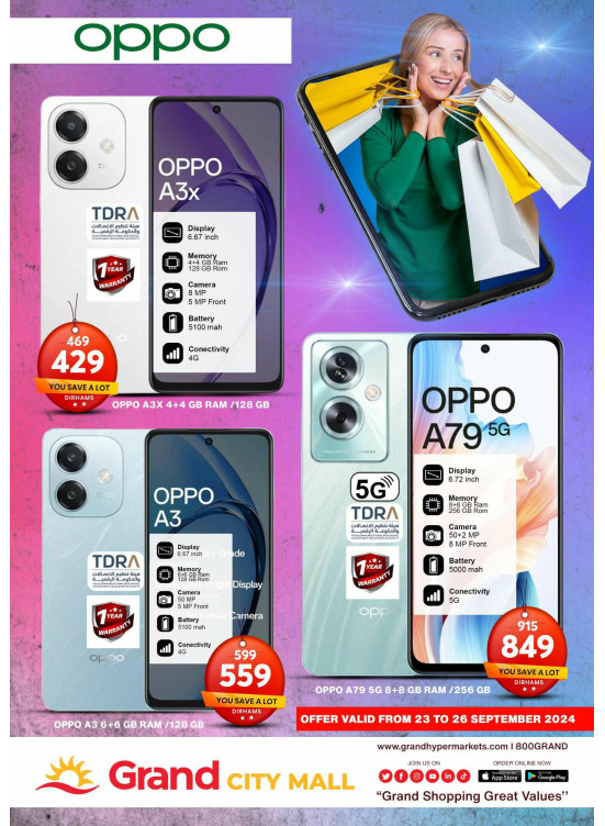 OPPO Offers - Grand City Mall from Grand Hypermarket until 26th ...