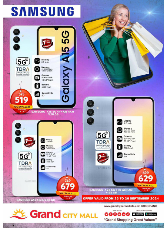 SAMSUNG Offers - Grand City Mall from Grand Hypermarket until 26th ...