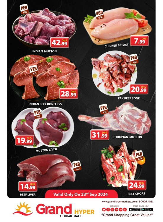 Meat Monday - Grand Hyper Al Khail Mall from Grand Hypermarket until ...