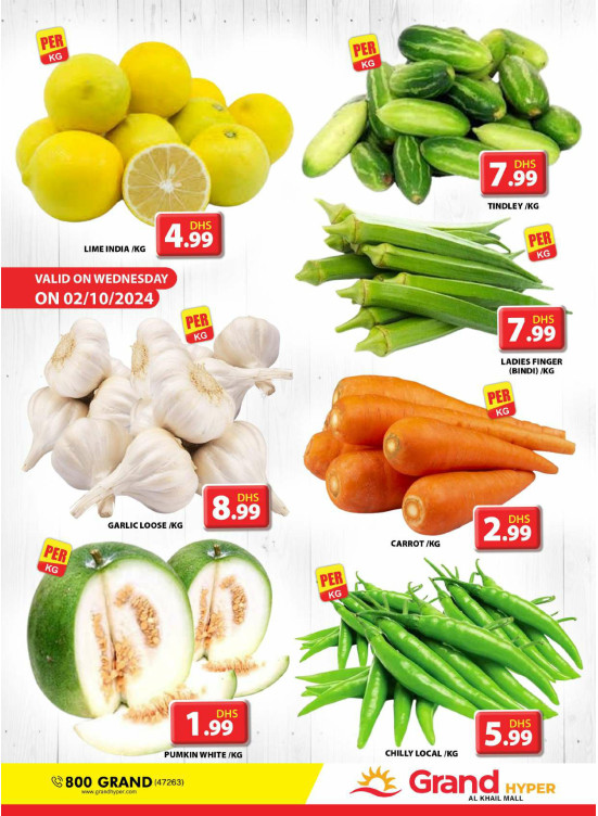 Veggie Wednesday - Grand Hyper Al khail Mall from Grand Hypermarket ...