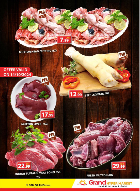 Meat Monday - Grand Hypermarket Jebel Ali from Grand Hypermarket until ...