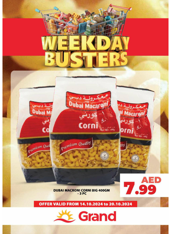 Weekday Busters from Grand Hypermarket until 20th October - Grand ...