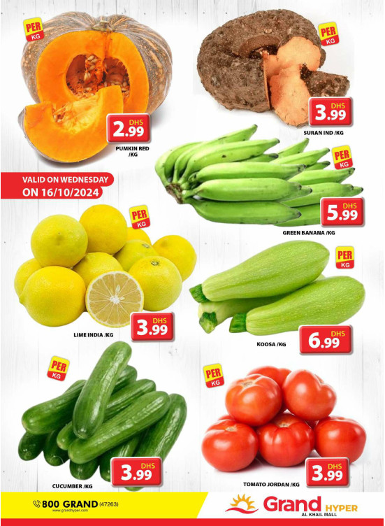 Veggie Wednesday - Grand Hyper Al khail Mall from Grand Hypermarket ...