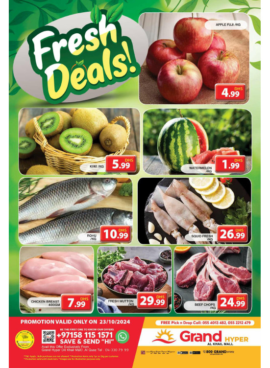 Fresh Deals - Grand Hyper Al Khail Mall from Grand Hypermarket until ...