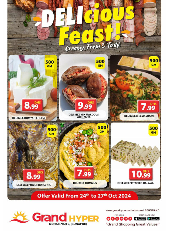 Delicious Feast - Grand Hyper Muhaisnah from Grand Hypermarket until ...