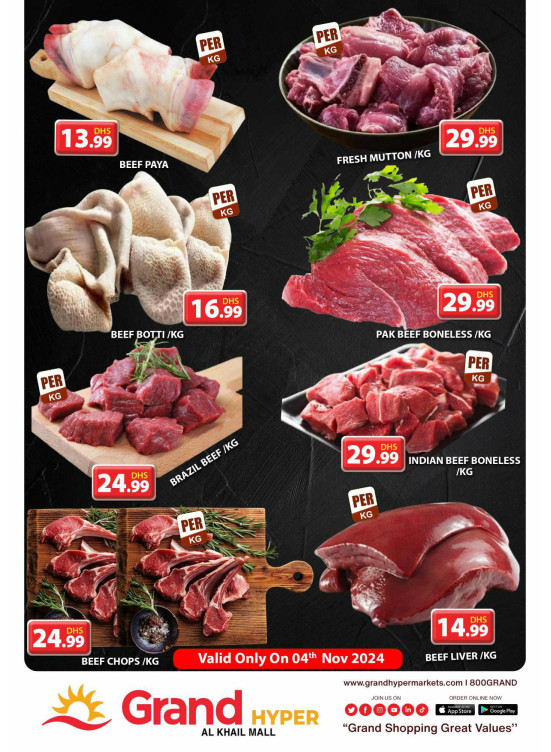 Meat Monday - Grand Hyper Al Khail Mall from Grand Hypermarket until ...