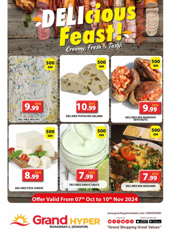 Delicious Feast - Grand Hyper Muhaisnah from Grand Hypermarket until ...