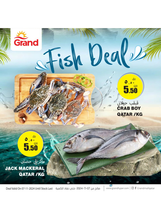 Fish Deal from Grand Hypermarket until 7th November - Grand Hypermarket ...