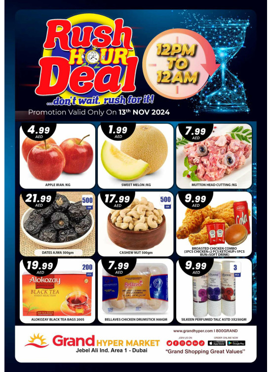 Rush Hour Deal - Grand Hypermarket Jebel Ali from Grand Hypermarket ...