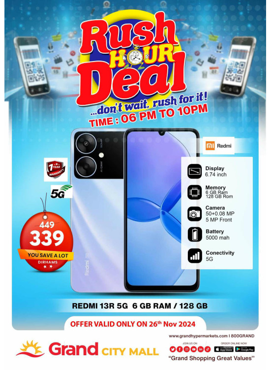 Rush Hour Deal - Grand City Mall from Grand Hypermarket until 25th ...