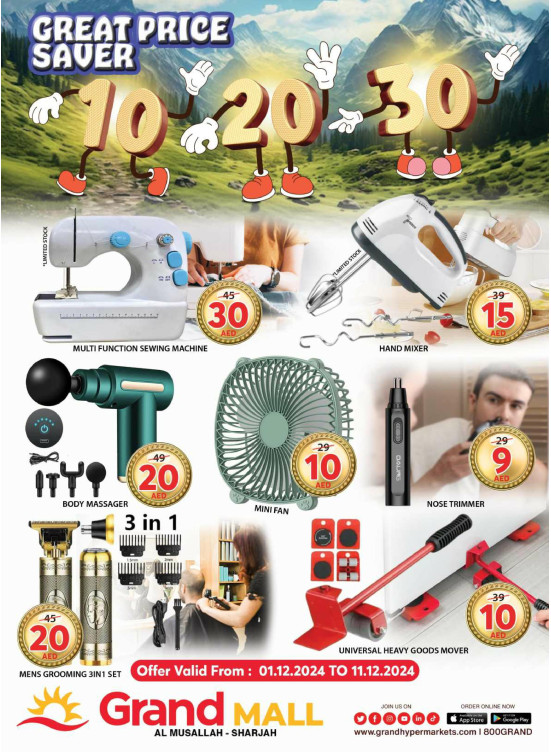 Great Prices Saver - Grand Mall Sharjah from Grand Hypermarket until ...