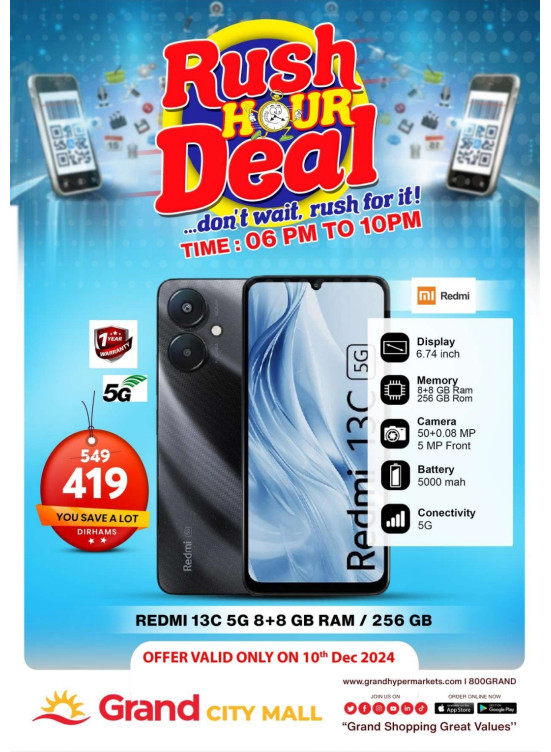 Rush Hour Deal - Grand City Mall from Grand Hypermarket until 10th ...