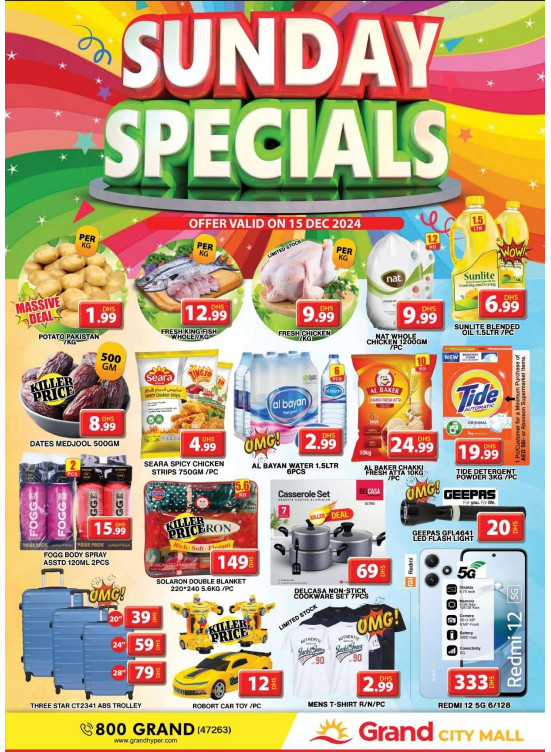 Sunday Specials - Grand City Mall from Grand Hypermarket until 15th ...