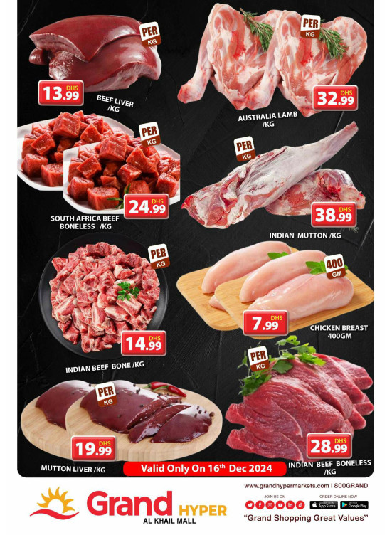 Meat Monday - Grand Hyper Al Khail Mall from Grand Hypermarket until ...