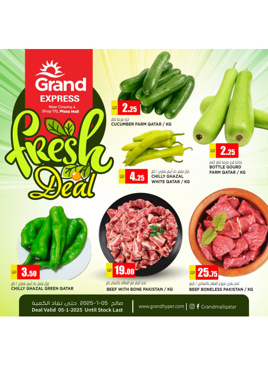 Fresh Deal - Plaza Mall from Grand Hypermarket until 5th January ...