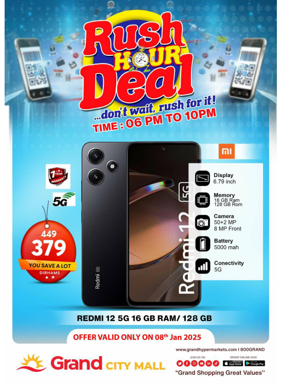 Rush Hour Deal - Grand City Mall from Grand Hypermarket until 8th ...