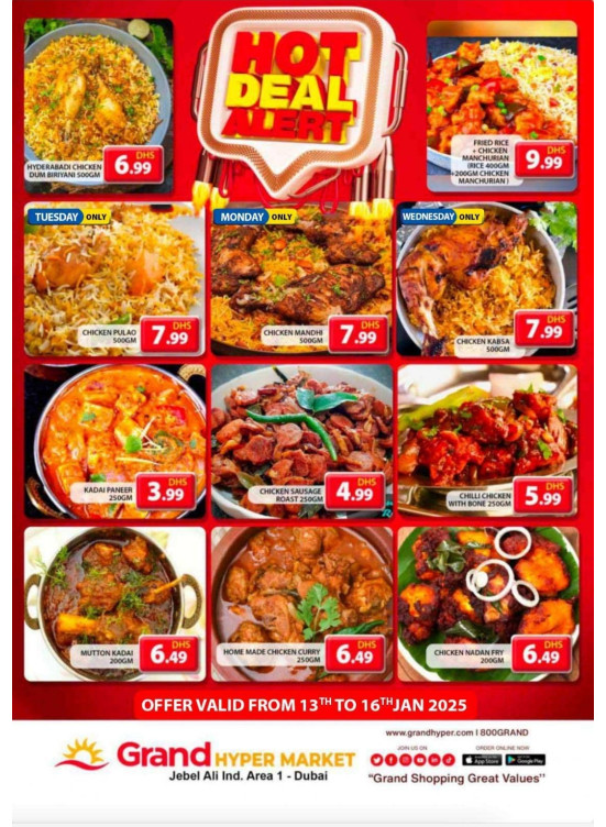 Hot Deals - Grand Hypermarket Jebel Ali from Grand Hypermarket until 16th January - Grand ...