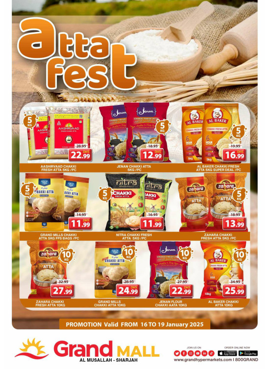 Atta Fest - Grand Mall Sharjah from Grand Hypermarket until 19th ...