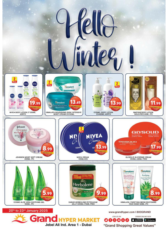 Grand Hello Winter - Grand Hypermarket Jebel Ali from Grand Hypermarket until 23rd January ...