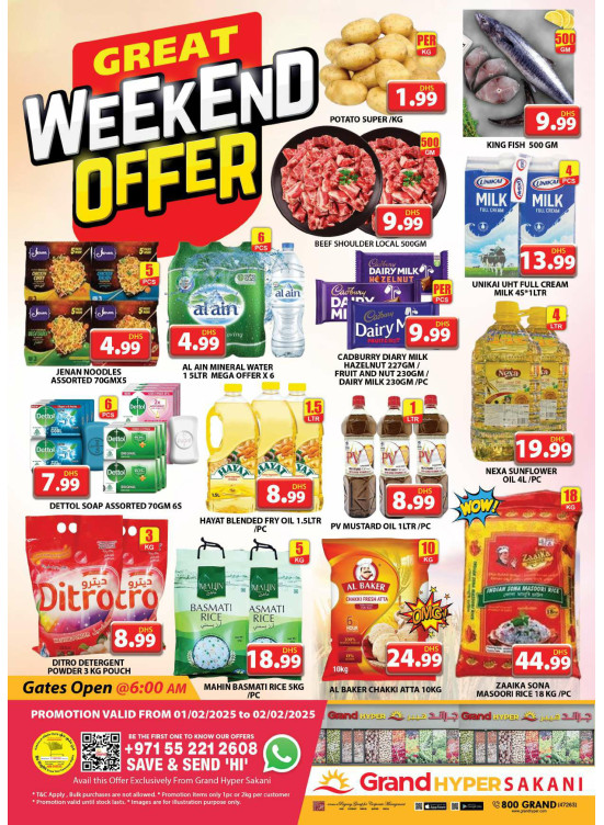 Weekend Deals - Grand Hyper Sakani from Grand Hypermarket until 2nd ...