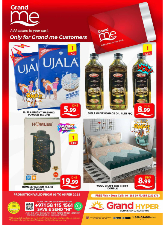 Grand Me Deals - Grand Hyper Muhaisnah from Grand Hypermarket until 4th February - Grand ...