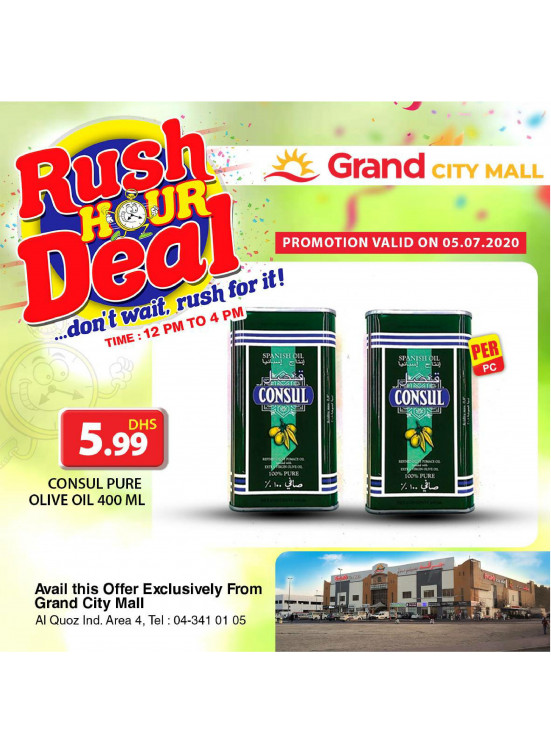 Rush Hour Deal - Grand City Mall from Grand Hypermarket until 5th July ...