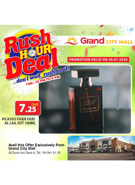 Rush Hour Deal - Grand City Mall from Grand Hypermarket until 8th July ...