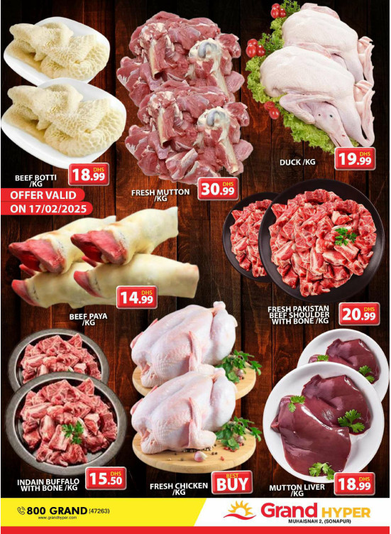 Meat Monday - Grand Hyper Muhaisnah from Grand Hypermarket until 17th ...