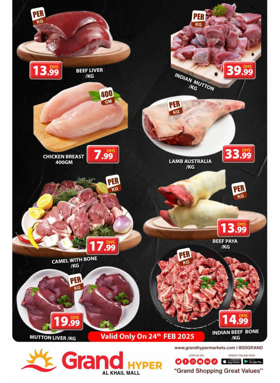 Meat Monday - Grand Hyper Al Khail Mall from Grand Hypermarket until ...