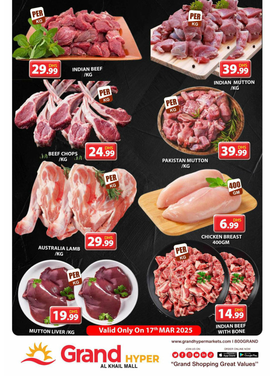 Meat Monday - Grand Hyper Al Khail Mall from Grand Hypermarket until ...