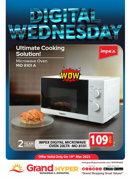 Digital Wednesday - Grand Hyper Muhaisnah from Grand Hypermarket until ...