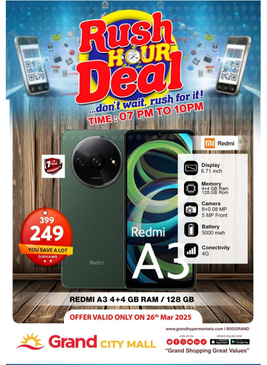 Rush Hour Deal - Grand City Mall from Grand Hypermarket until 26th ...