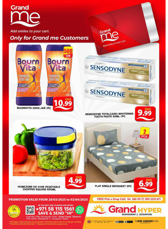 Grand Me Deals - Grand Hyper Muhaisnah from Grand Hypermarket until 2nd April - Grand ...
