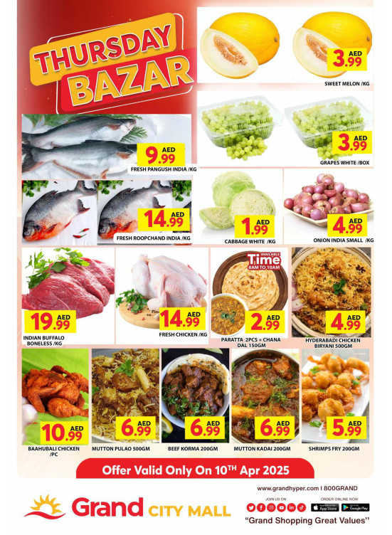 Thursday Bazar - Grand City Mall from Grand Hypermarket until 10th ...