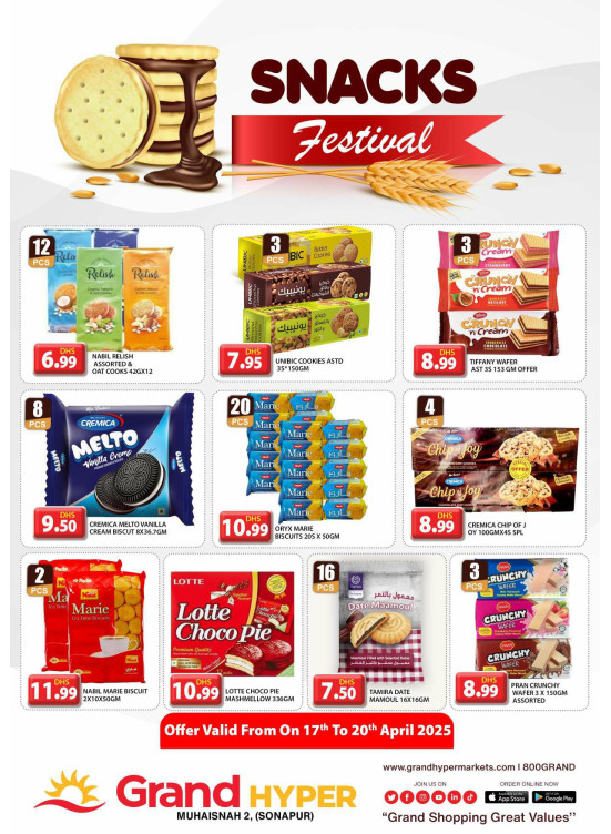 Snacks Festival - Grand Hyper Muhaisnah from Grand Hypermarket until ...