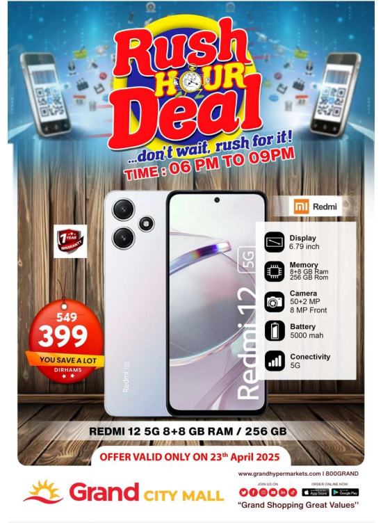 Rush Hour Deal - Grand City Mall from Grand Hypermarket until 23rd ...