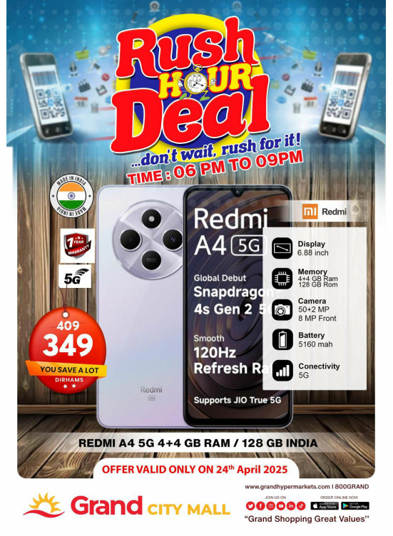 Rush Hour Deal - Grand City Mall from Grand Hypermarket until 24th ...