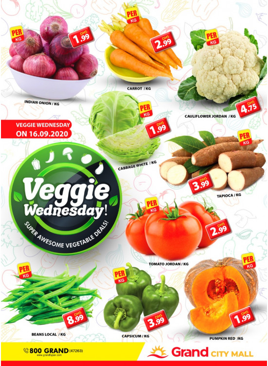 Veggie Wednesday - Grand City Mall from Grand Hypermarket until 16th ...