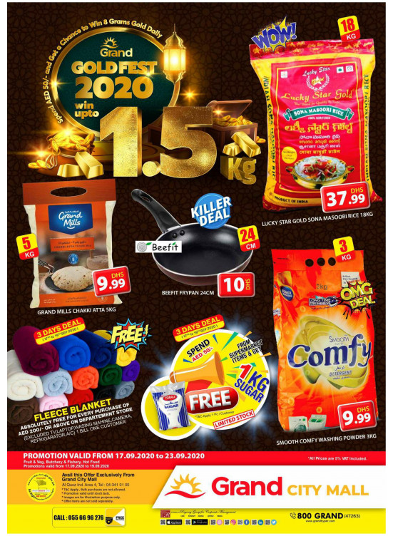 Gold Fest 2020 - Grand City Mall from Grand Hypermarket until 23rd ...
