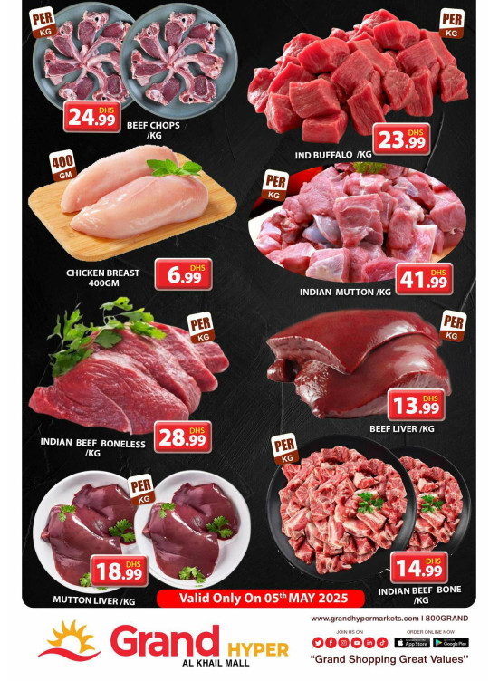 Meat Monday - Grand Hyper Al Khail Mall from Grand Hypermarket until ...