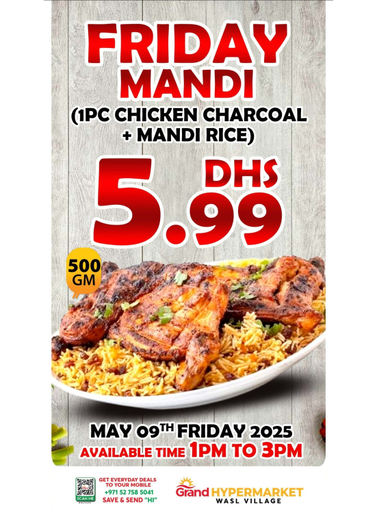 Friday Mandi - Wasl Village, Dubai from Grand Hypermarket until 9th May ...